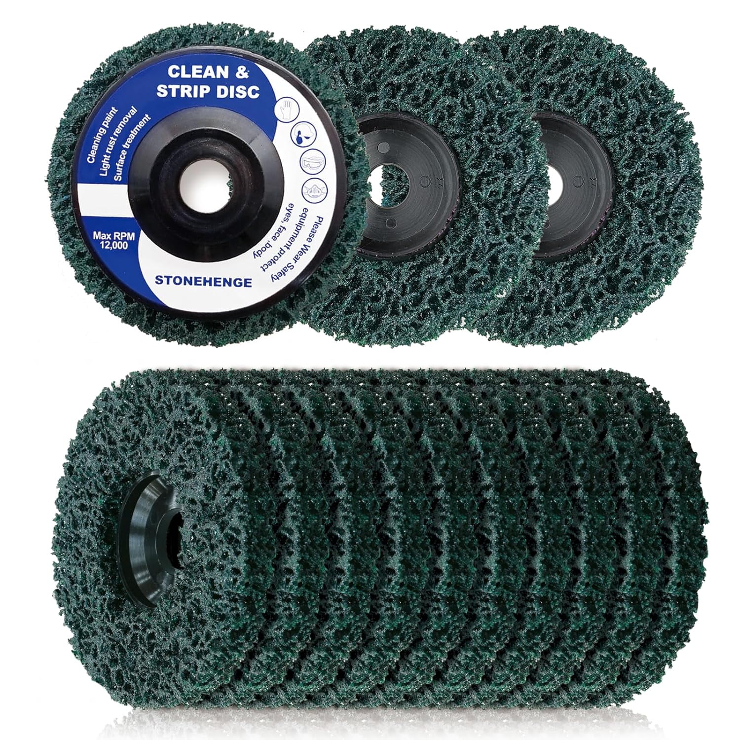 STONEHENGE Strip Disc Stripping Wheel with Angle Grinder for Paint ...