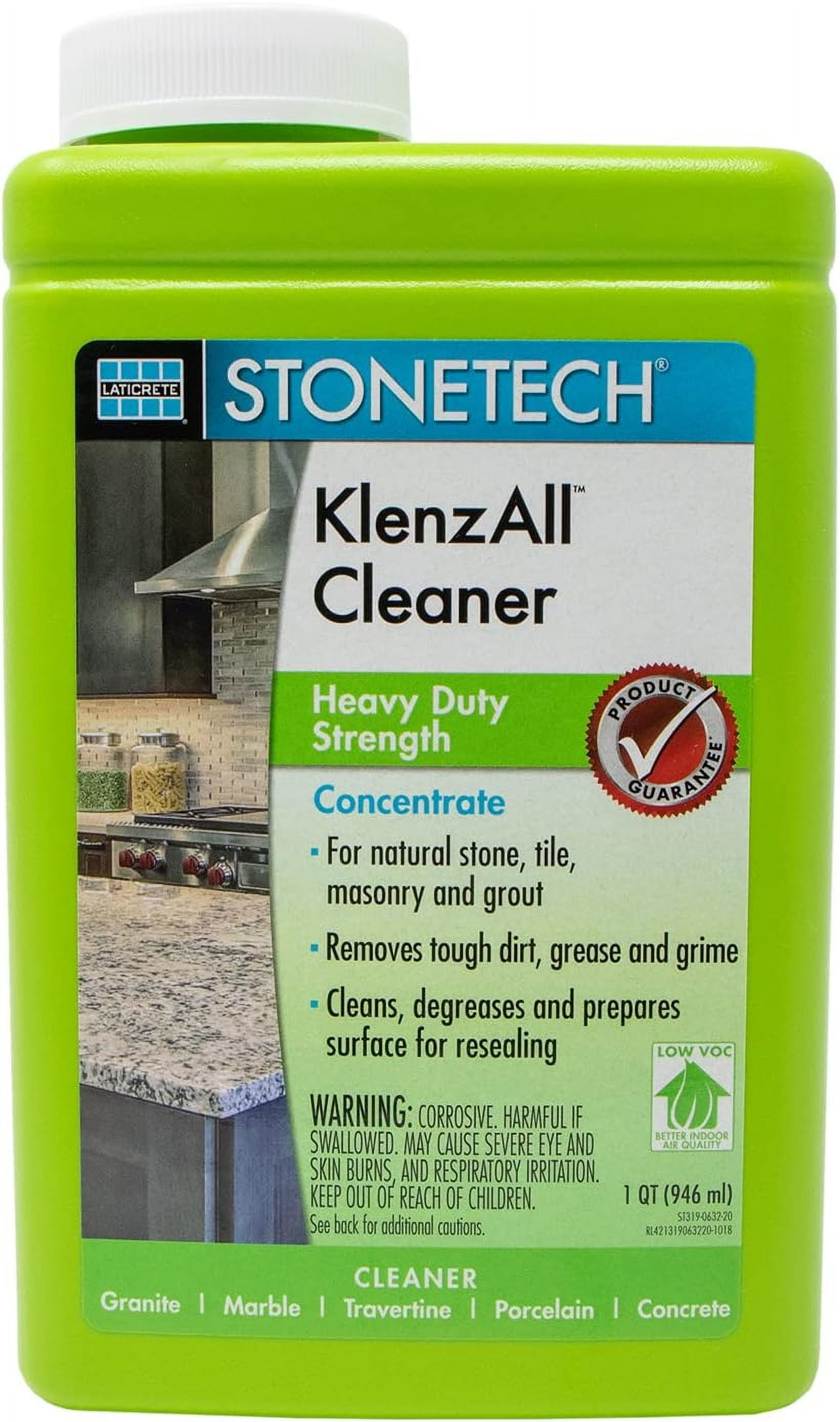 STONETECH KlenzAll Heavy Duty Cleaner for Stone & Tile 1 Quart ...