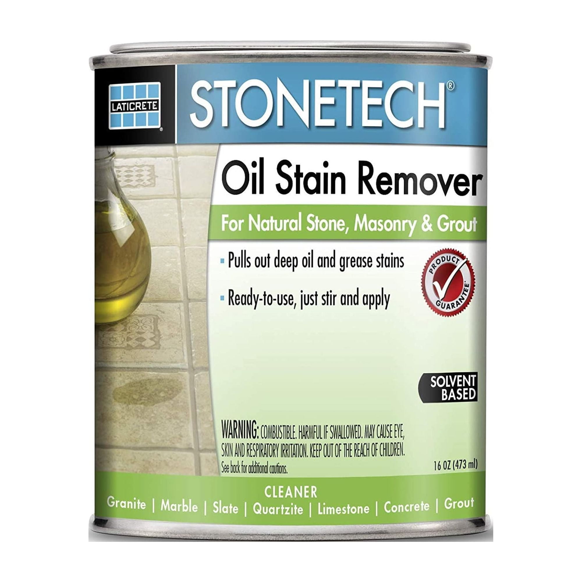STONETECH Oil Stain Remover, Cleaner for Natural Stone, Grout ...