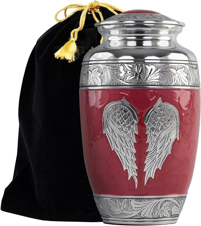 STONLIF Angel Wings Cremation Urns for Human Ashes Adult Female, Male ...