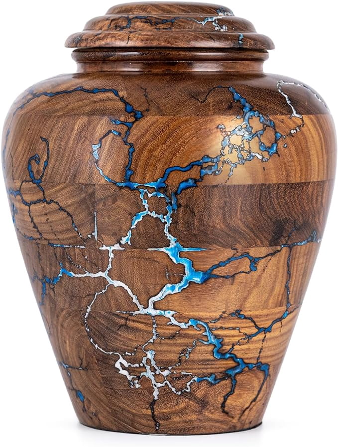 STONLIF Wooden Urns for Human Ashes Adult Male Female - Cremation Urn ...