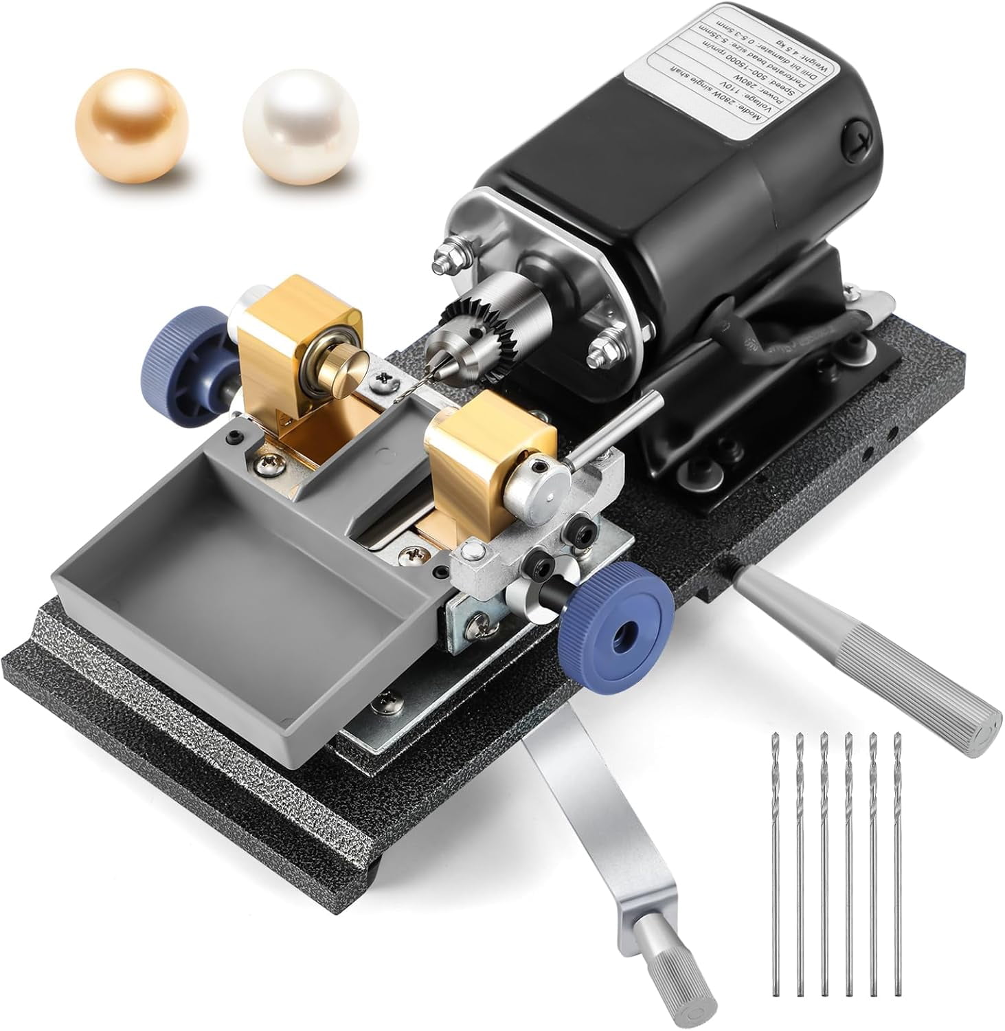 STONTREE 280W Pearl Drilling Machine Coral Driller Amber Holing Machine ...