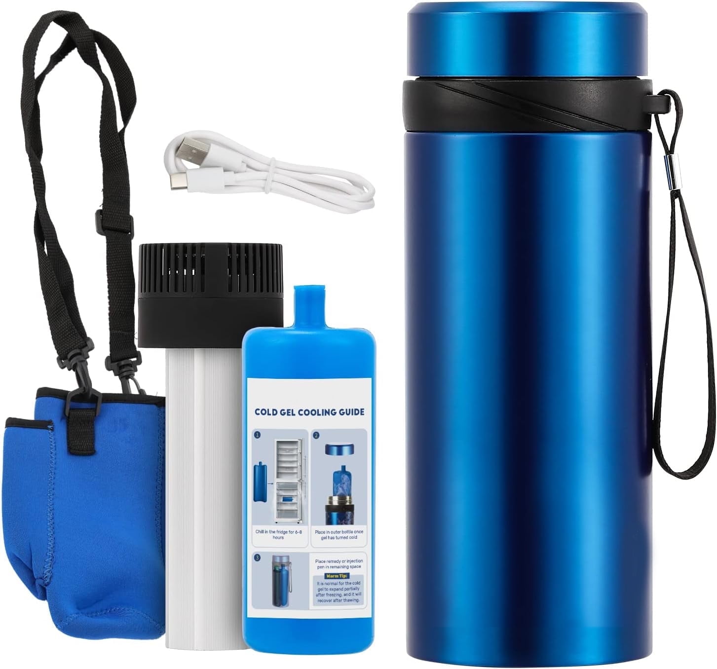 STONTREE 40 Hours Insulin Refrigerator, Medication Cooler, Max.7 Pens ...