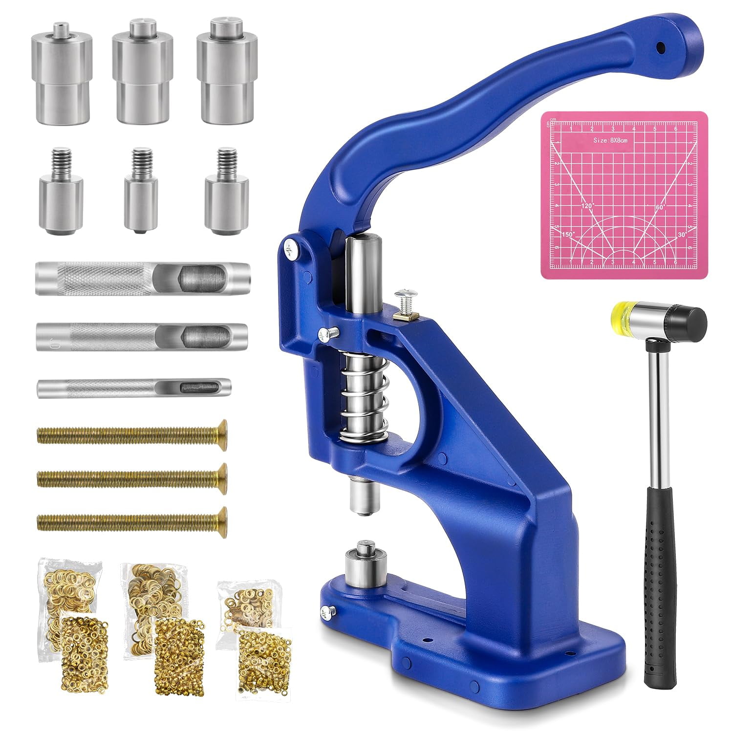 STONTREE Grommet Tool Kit, Hand Press Grommet Machine, Grommet Press ...