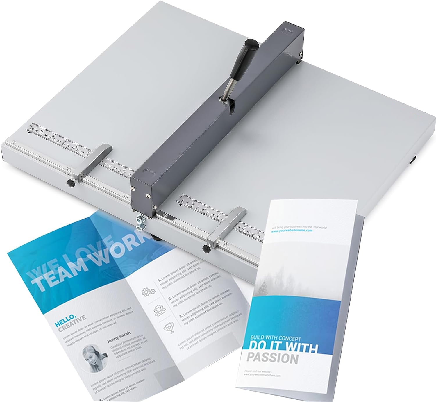 STONTREE Manual Creasing Machine Paper Folding Creaser with 2 ...