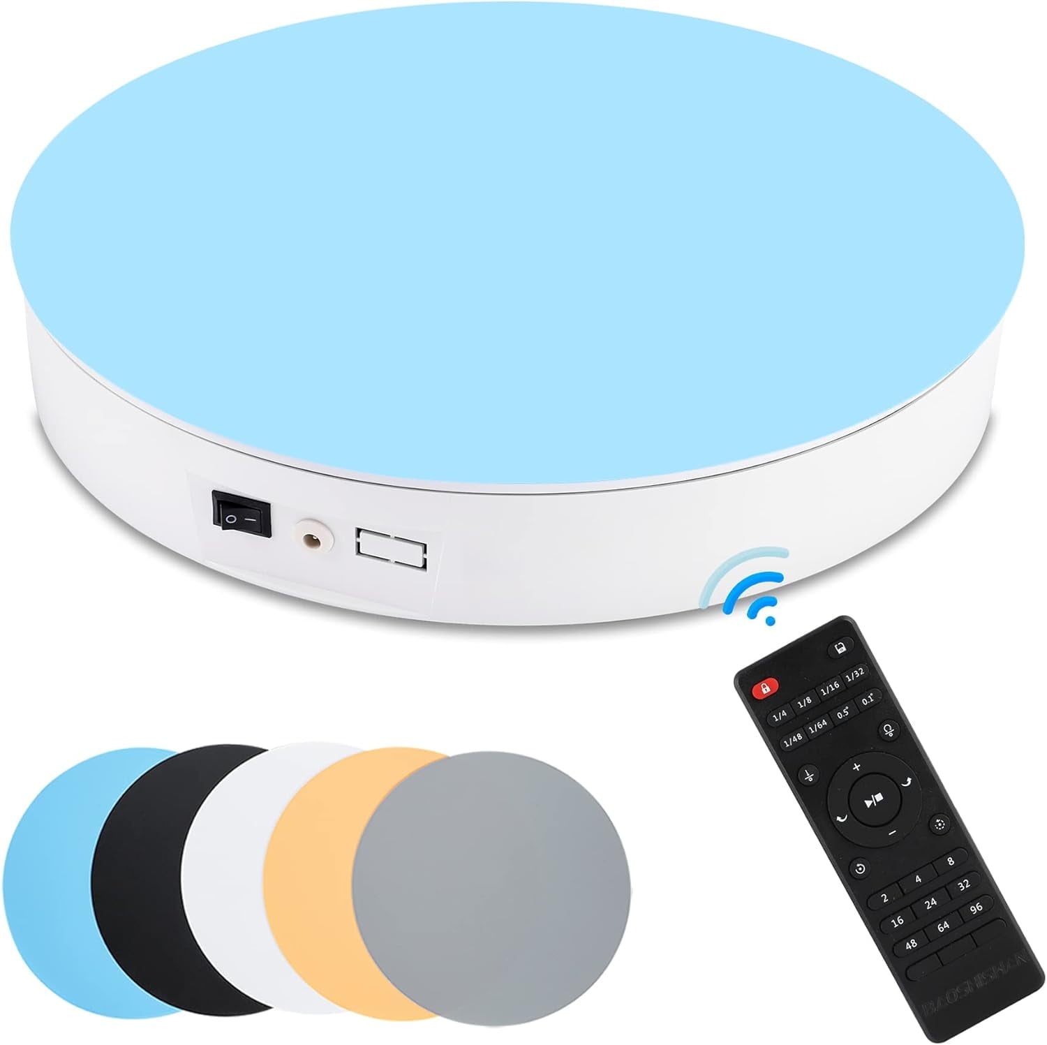 STONTREE Motorized Rotating Display Stand 13.7inch/110LB, 360 Degree ...