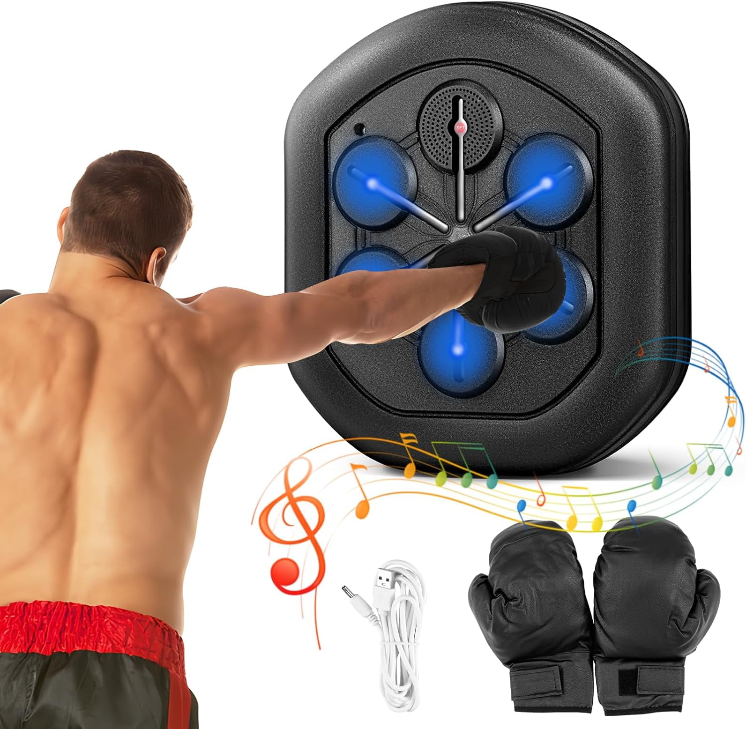 STONTREE Music Boxing Machine Electronic Punching Machine Smart Lite ...
