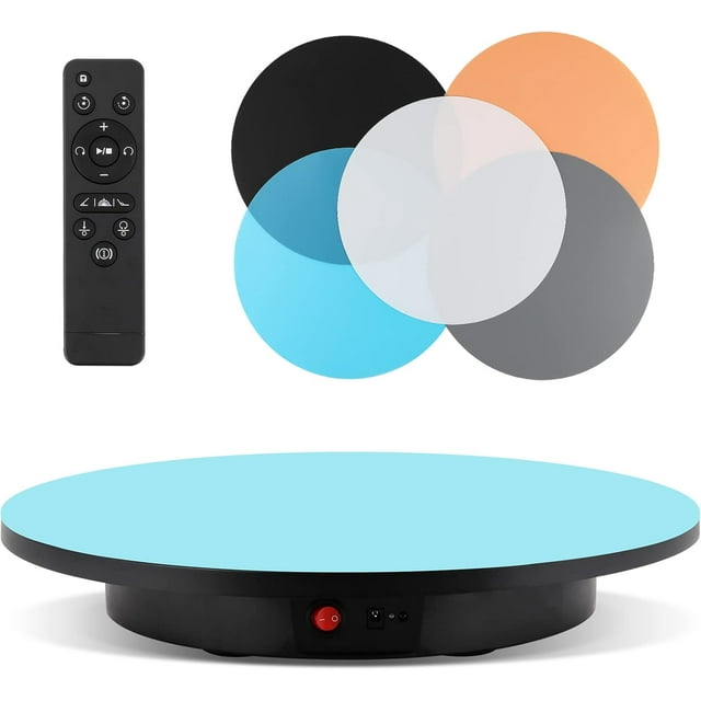 STONTREE Photography Turntable with Remote Control, 220 LB Max Loading ...
