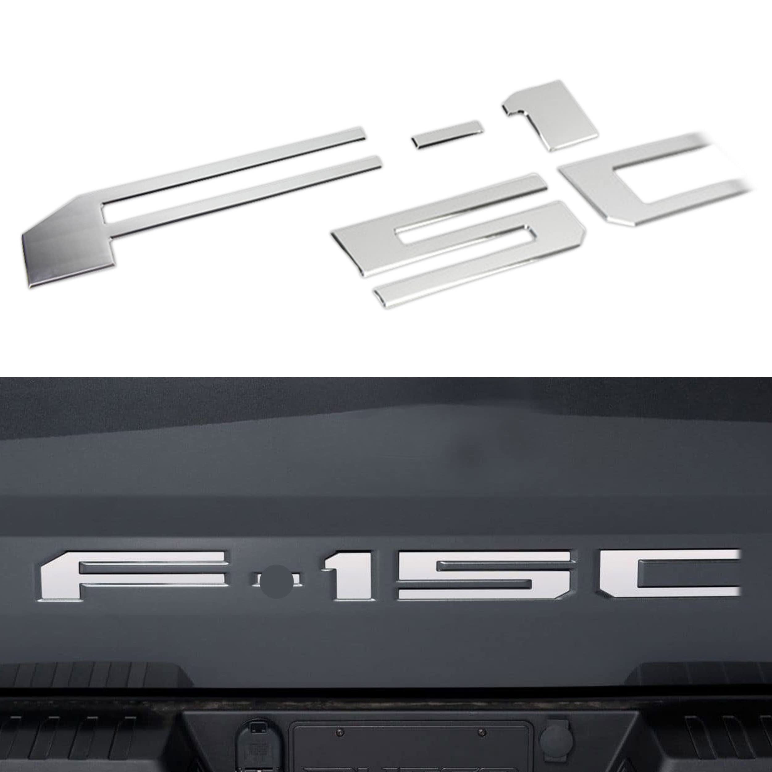 STOP-ALERT Tailgate Inserts Letters Compatible with F_15O 2018 2019 ...