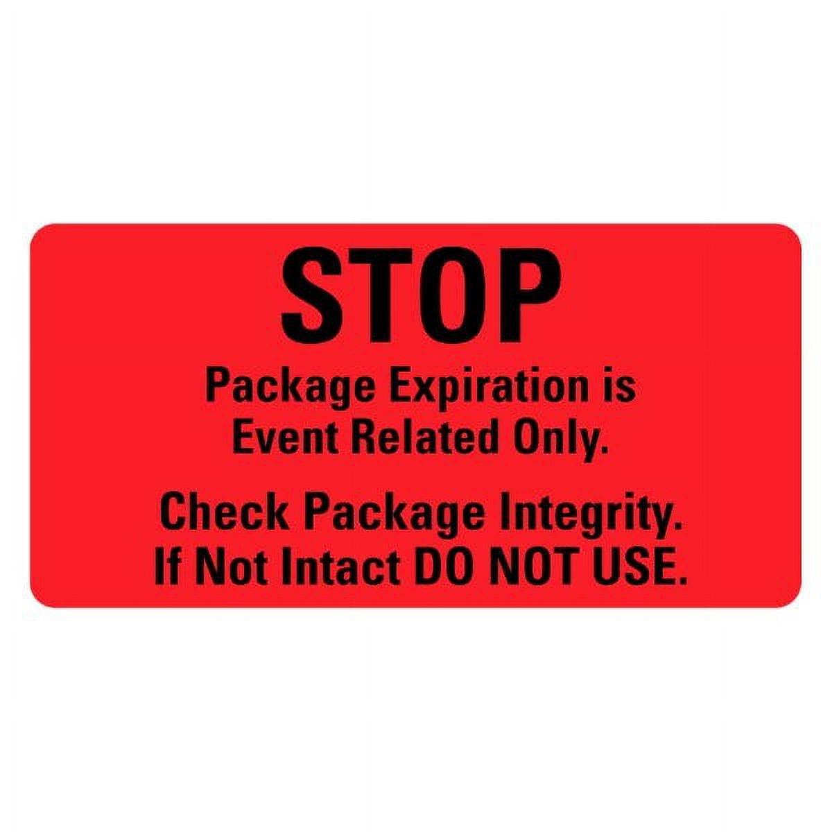 STOP Package Expiration Medical Labels - Walmart.com