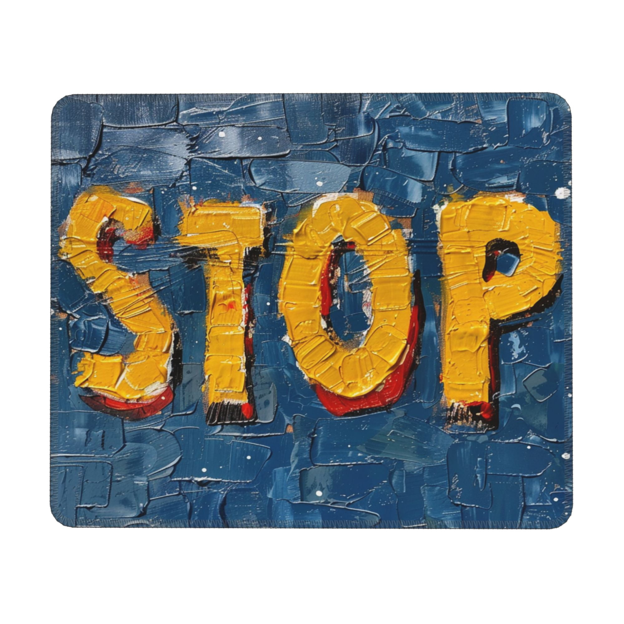 STOP sign Mouse Pad Non Slip Rubber Base Mousepad 10 x 12 inch ...
