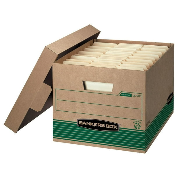 STOR/FILE 20-Pack Medium-Duty File Storage Boxes with Lift-Off Lid ...