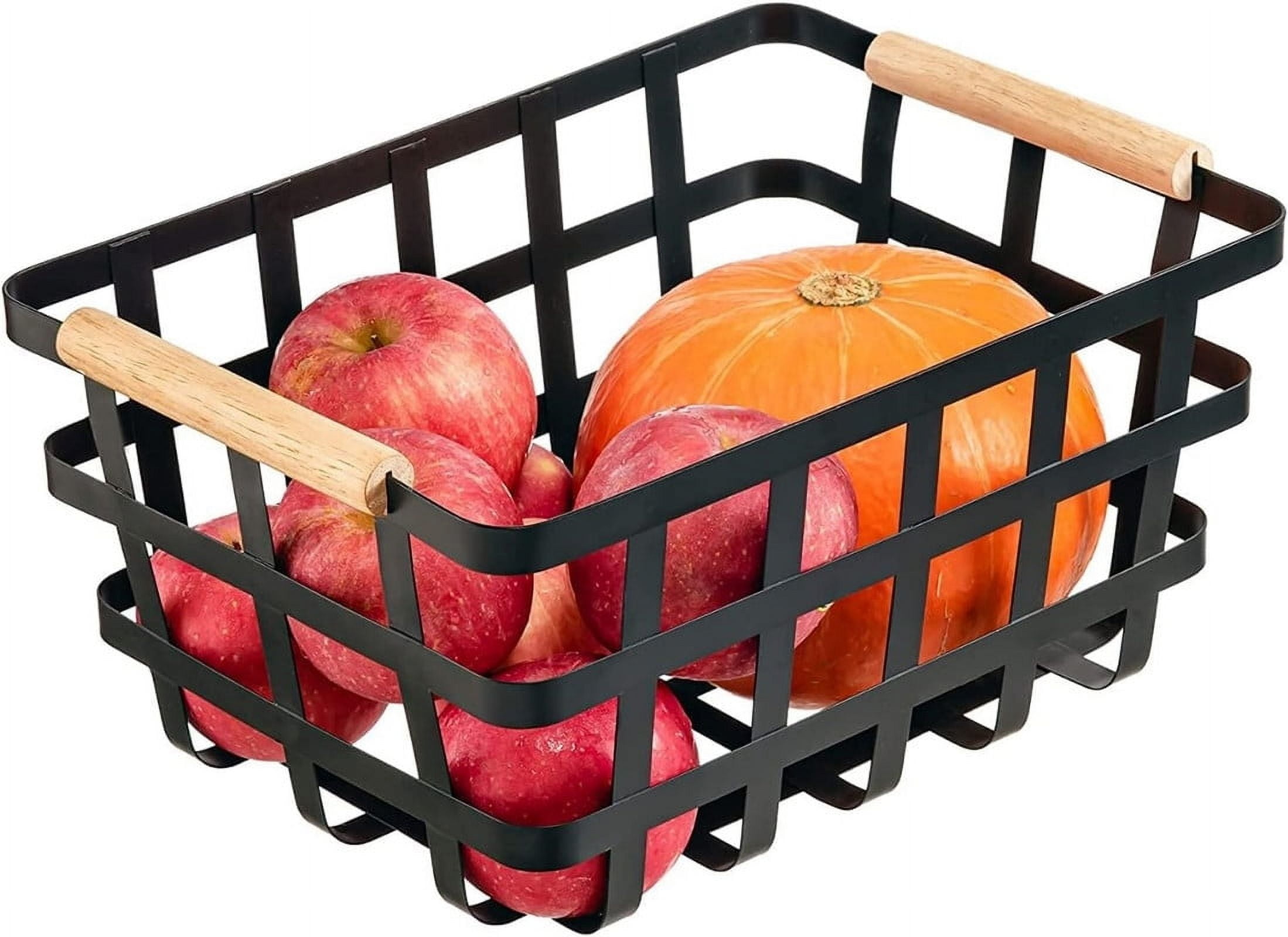 STORAGE ORGANIZER BLACK FRUIT BASKET - Walmart.com