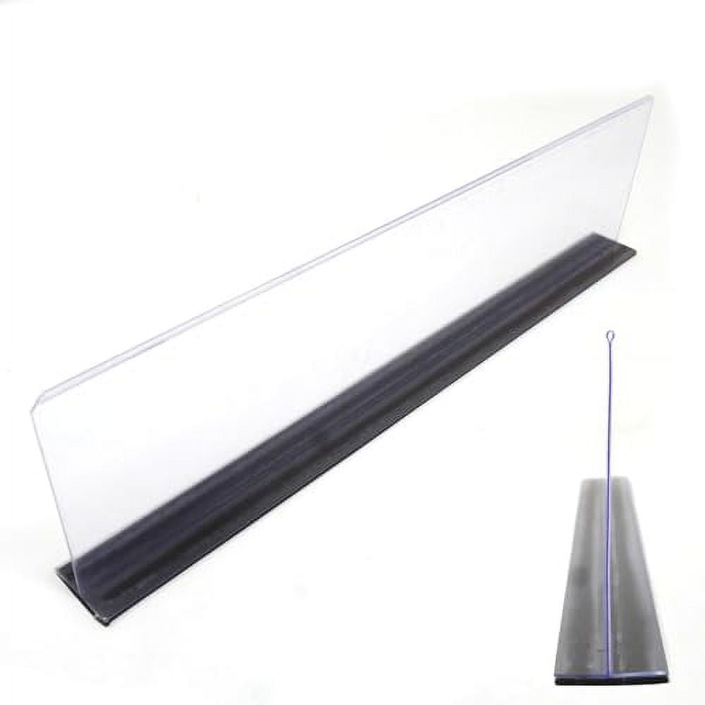 STORE FIXTURES DIRECT 3" H Clear Magnetic Shelf Divider for Gondola ...