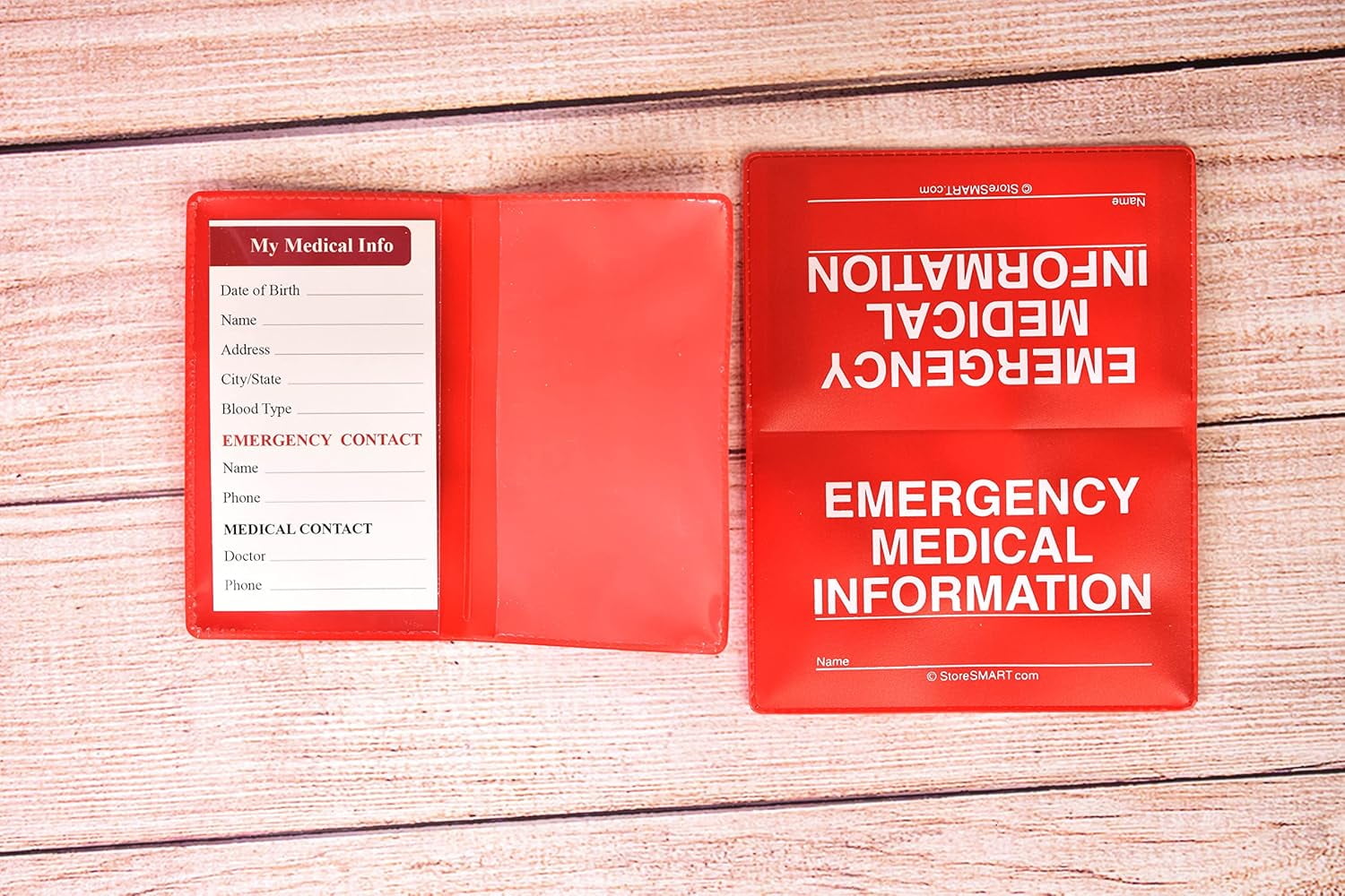 STORE SMART - Folding Wallet Vial of Life & Pet Records - 50-Pack ...