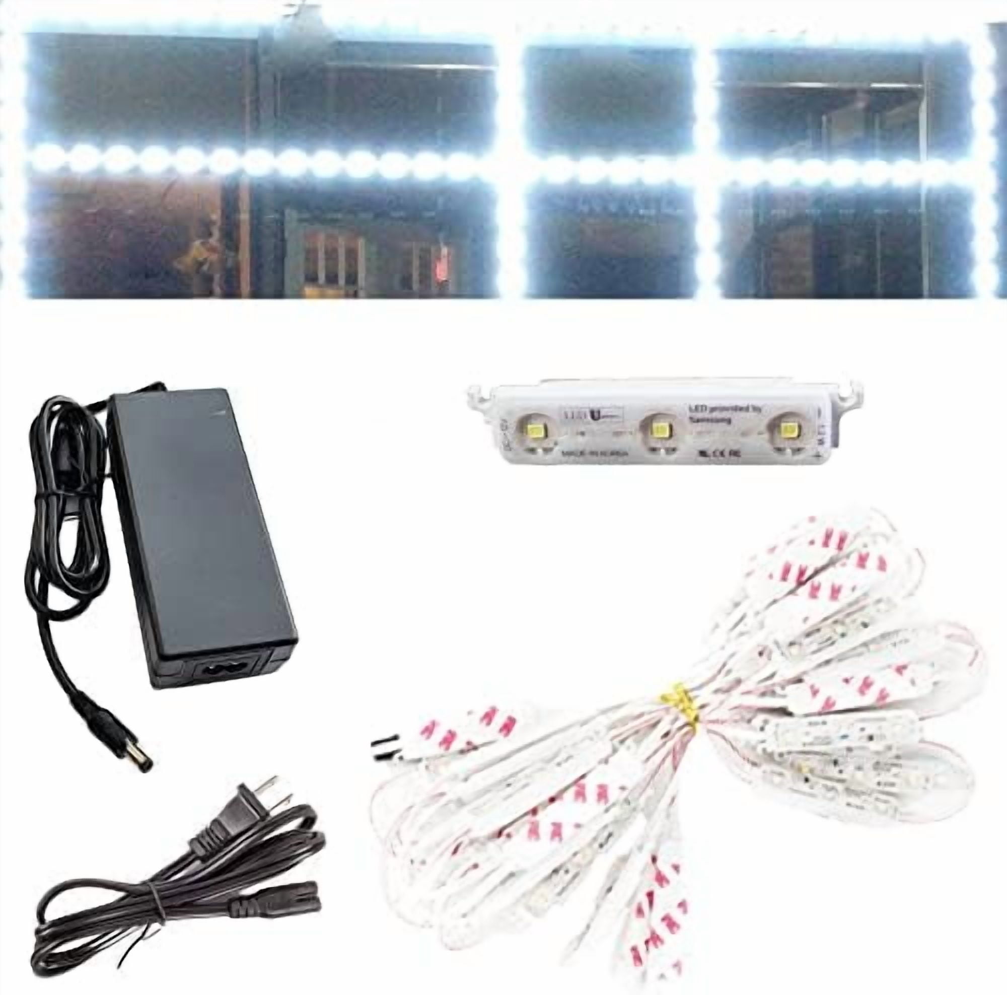 STOREFRONT Window LED Light Super Bright Samsung LED CHIP 25FT Made in ...