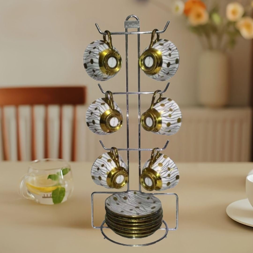 STORIA Tea Cup Stand Mug Holder Stainless Steel Heavy Quality Cup Stand ...