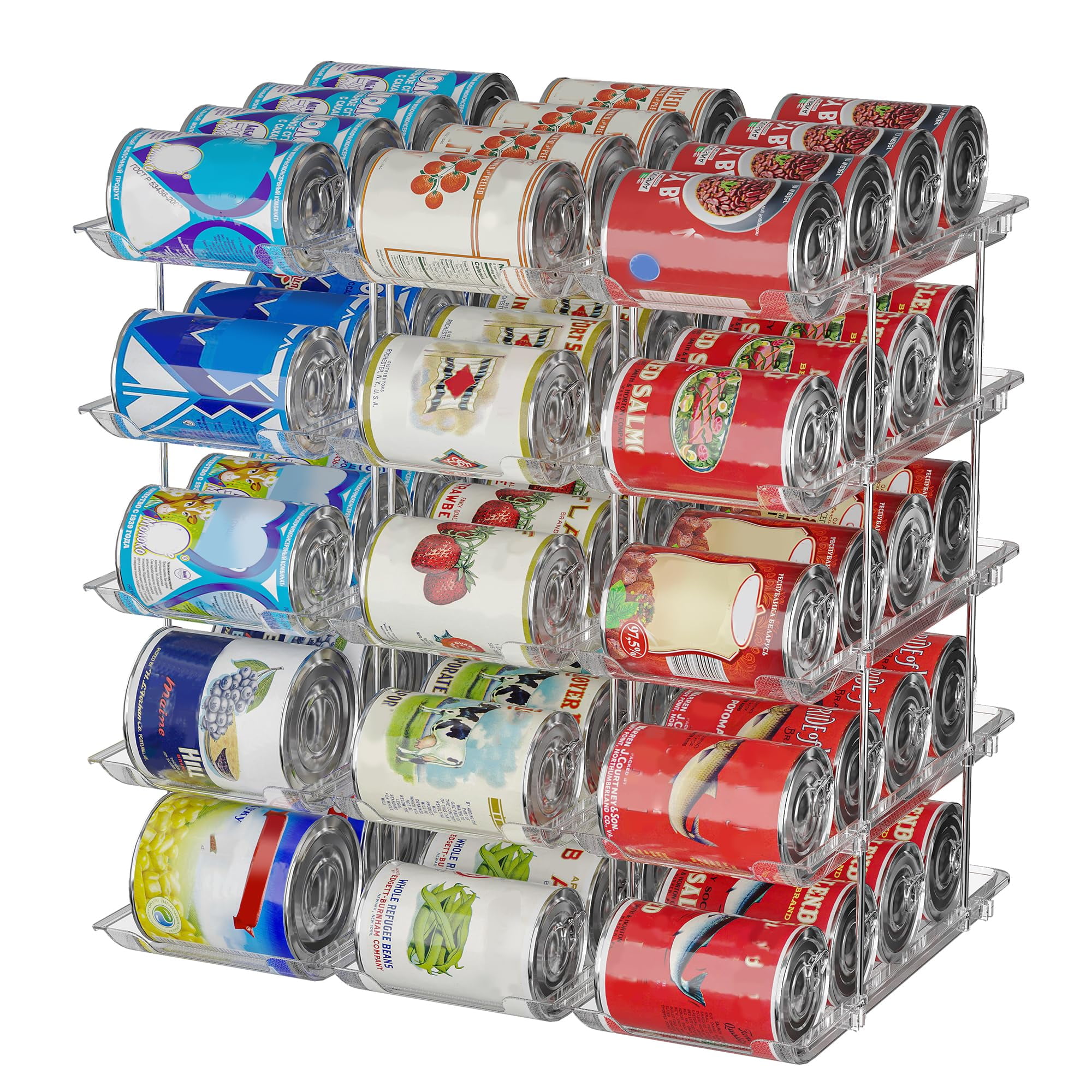 STORICANS Can Organizer For Pantry, Adjustable Height And Width Canned ...