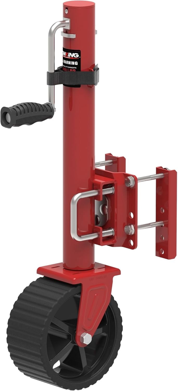 STORKING 2000 LBS 8-Inch Wheel Trailer Jack, 13" Vertical Movement for ...
