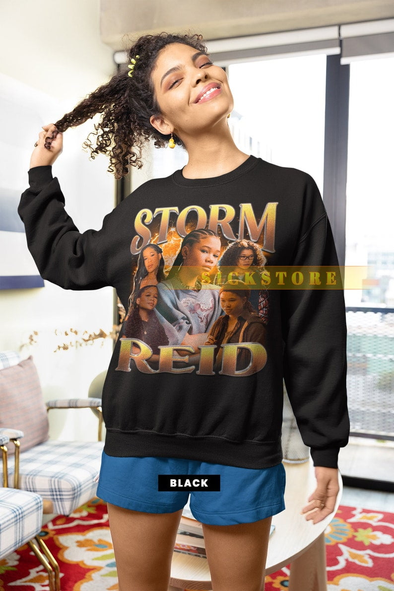 STORM REID Vintage Sweatshirt, Storm Reid Homage Sweater, Storm Reid ...