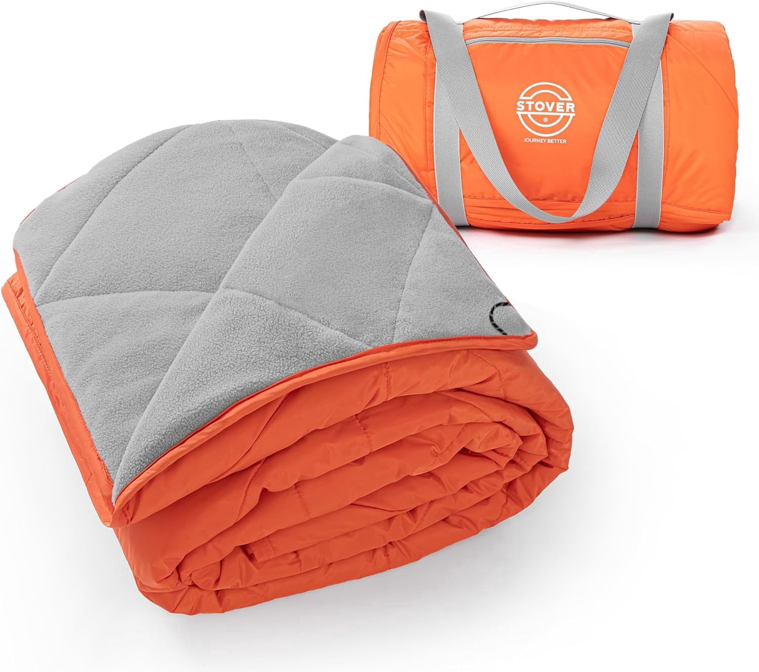 STOVER Waterproof Outdoor Stadium Blanket- Extra Thick Soft Fleece ...