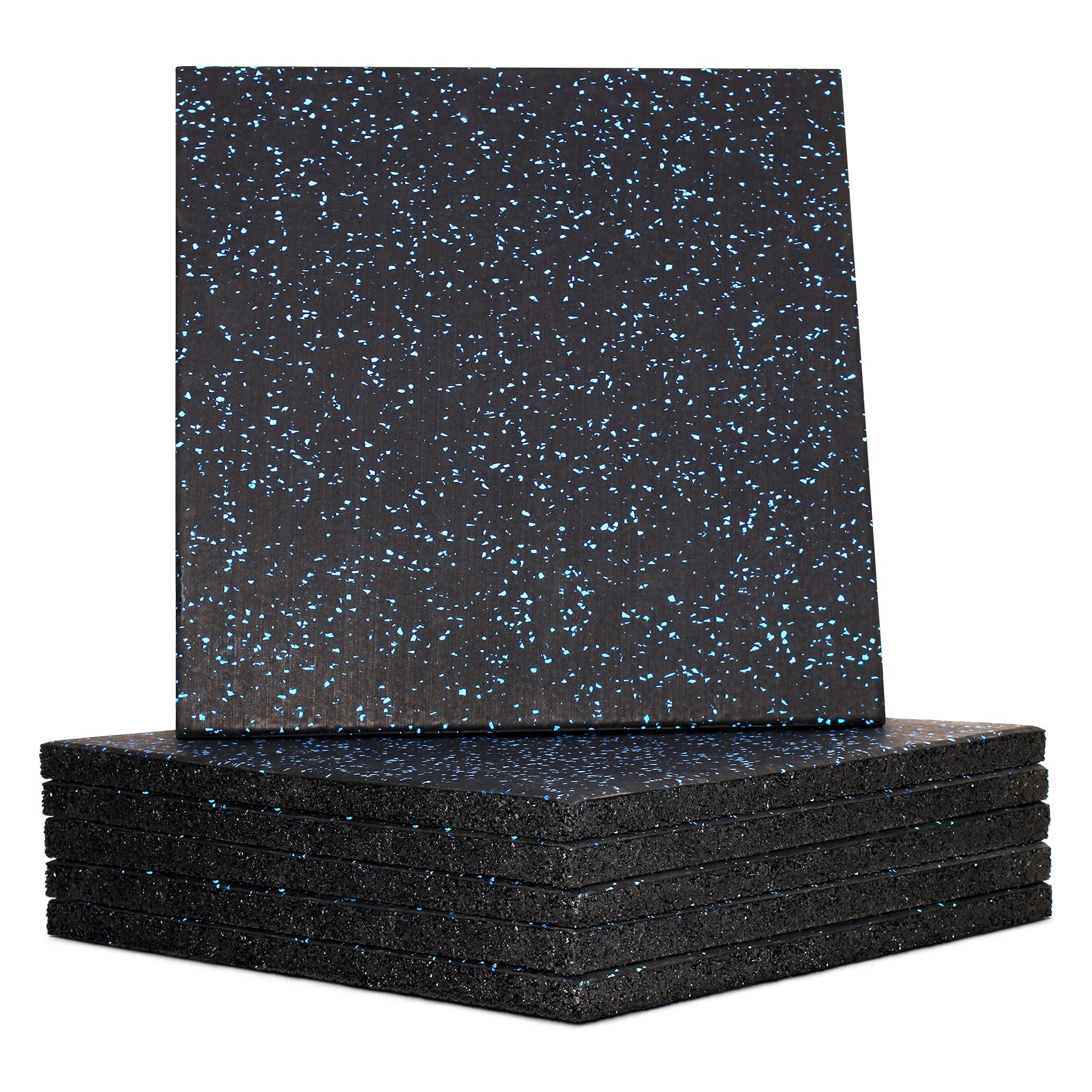 STOZM 1inch High Density Rubber Flooring – Heavy Duty, Environmentally ...