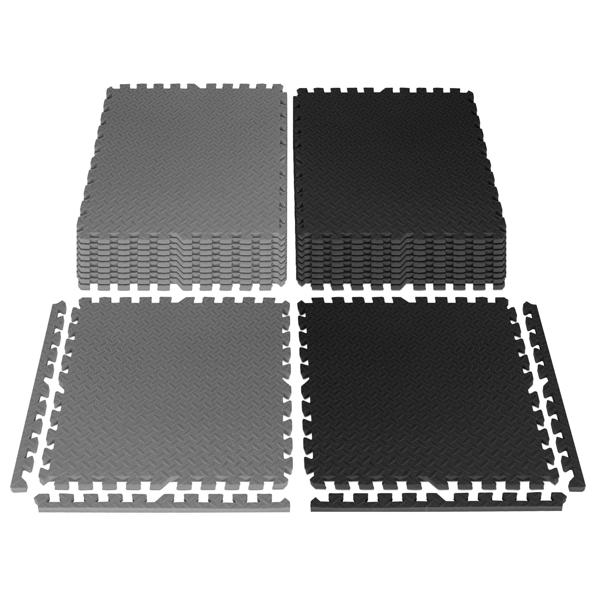 STOZM Foam Floor Interlocking Mats With Borders Cover 80 Sq. Ft ...
