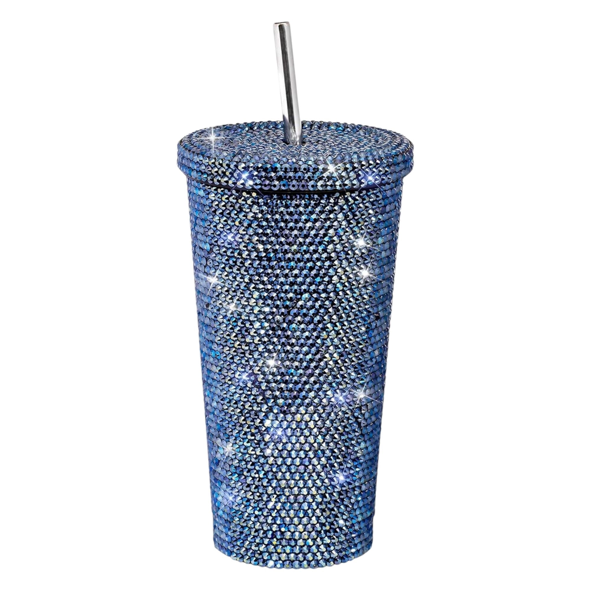 STP GOODS Stainless Steel Rhinestone Insulated Tumbler with Lid and ...