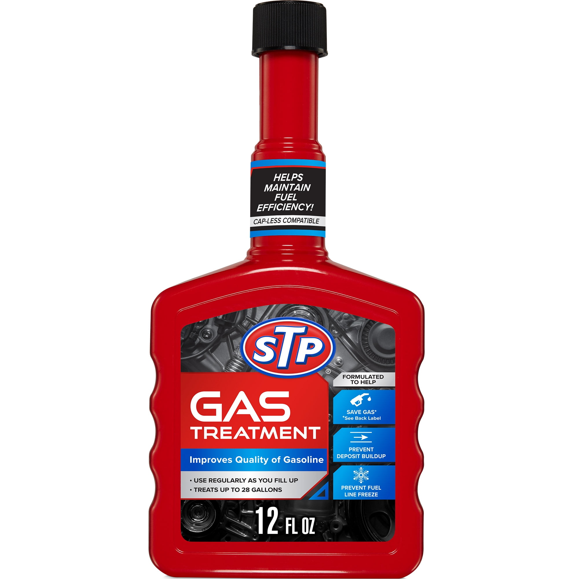 STP Gas Treatment - Fuel System Cleaner, Water Remover, For Any ...