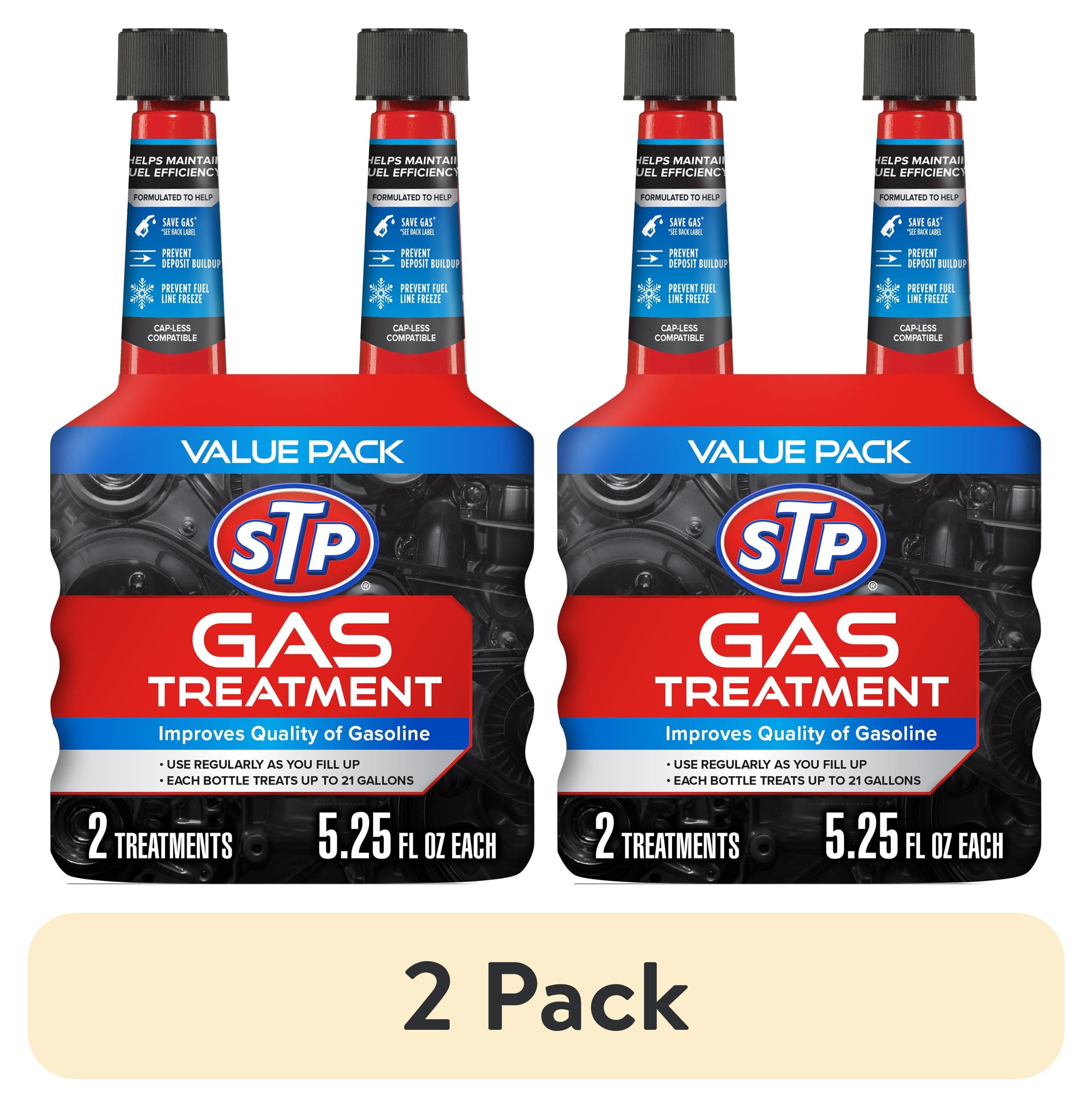 (2 pack) STP Gas Treatment For Any Gasoline Engine - 5.25 fl oz (2 ...