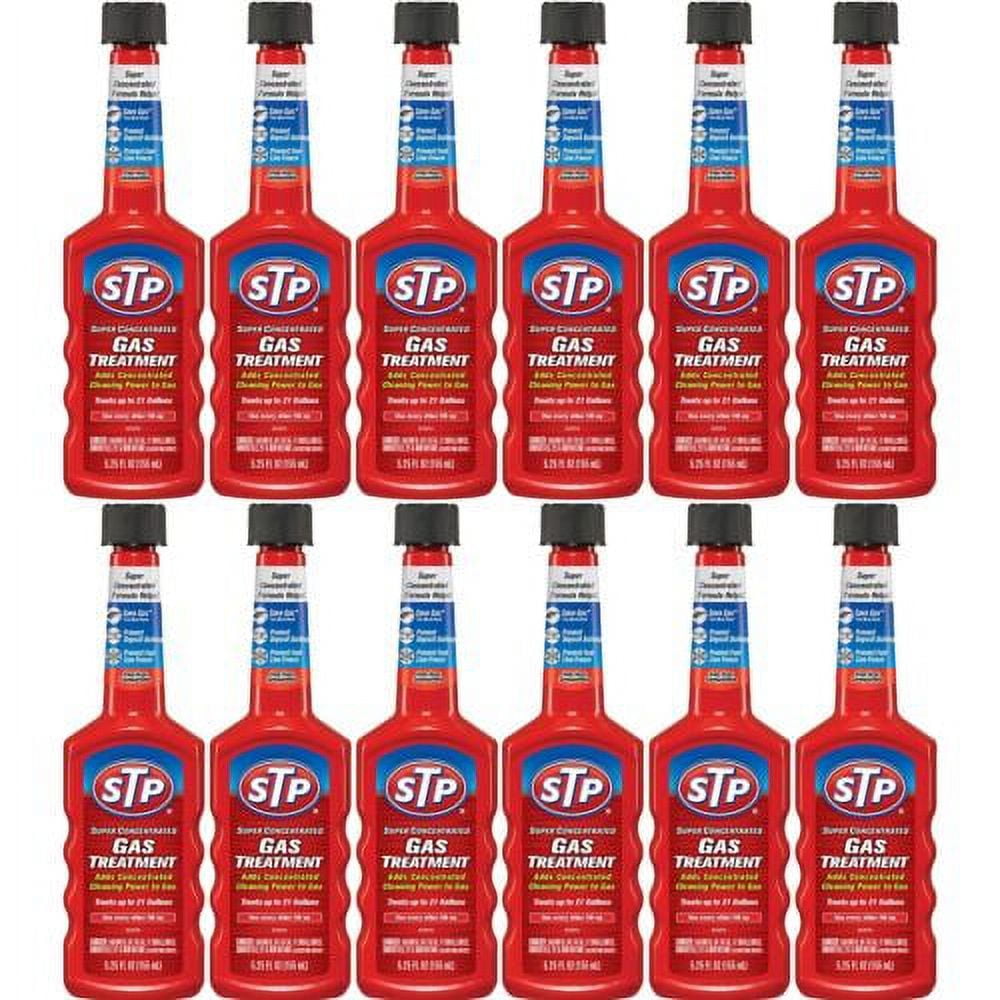 STP Gas Treatment, Fuel System Cleaner, Injector Additive, 5.25 Fl Oz ...