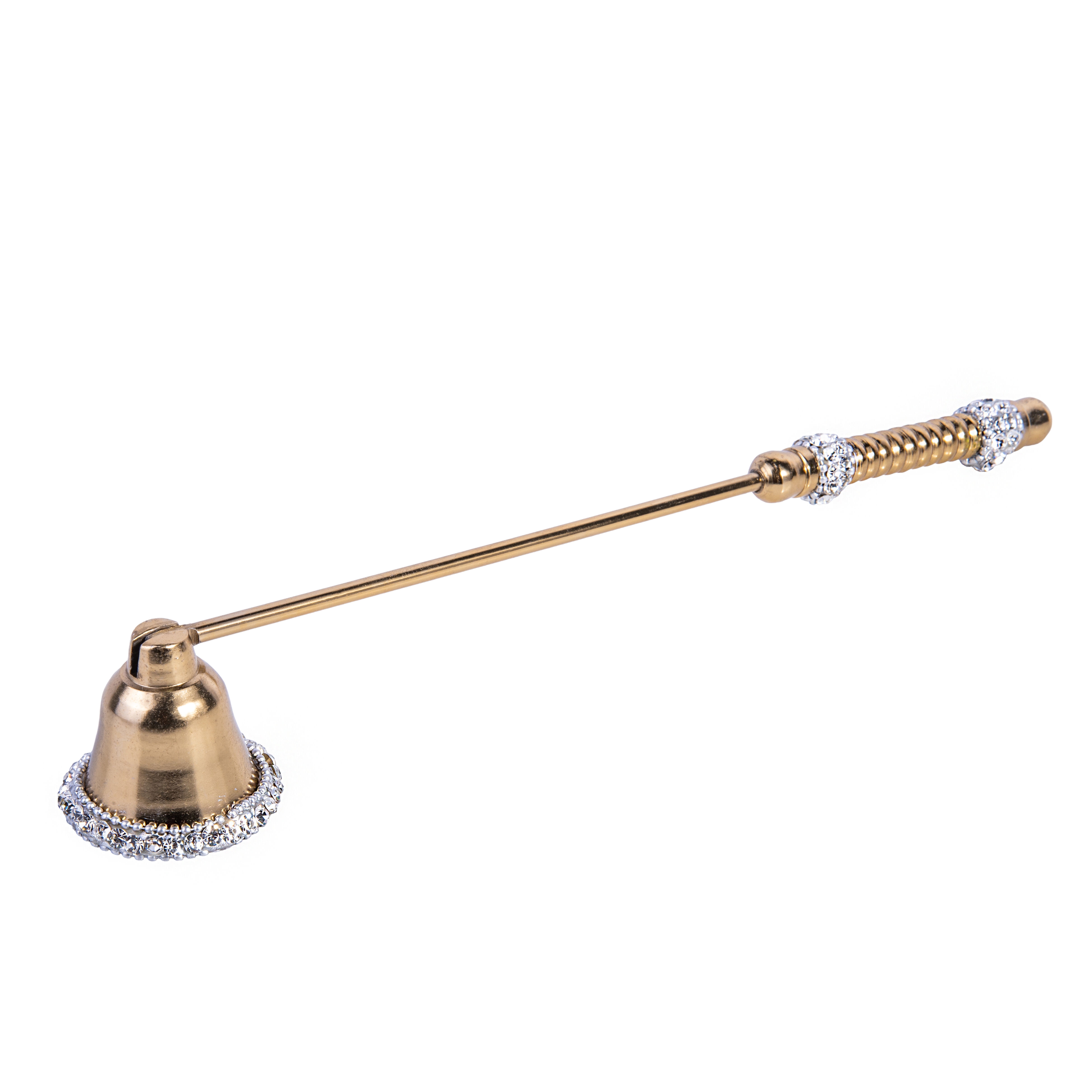 STP Goods Metal Candle Snuffer with Crystals in Gold - Walmart.com