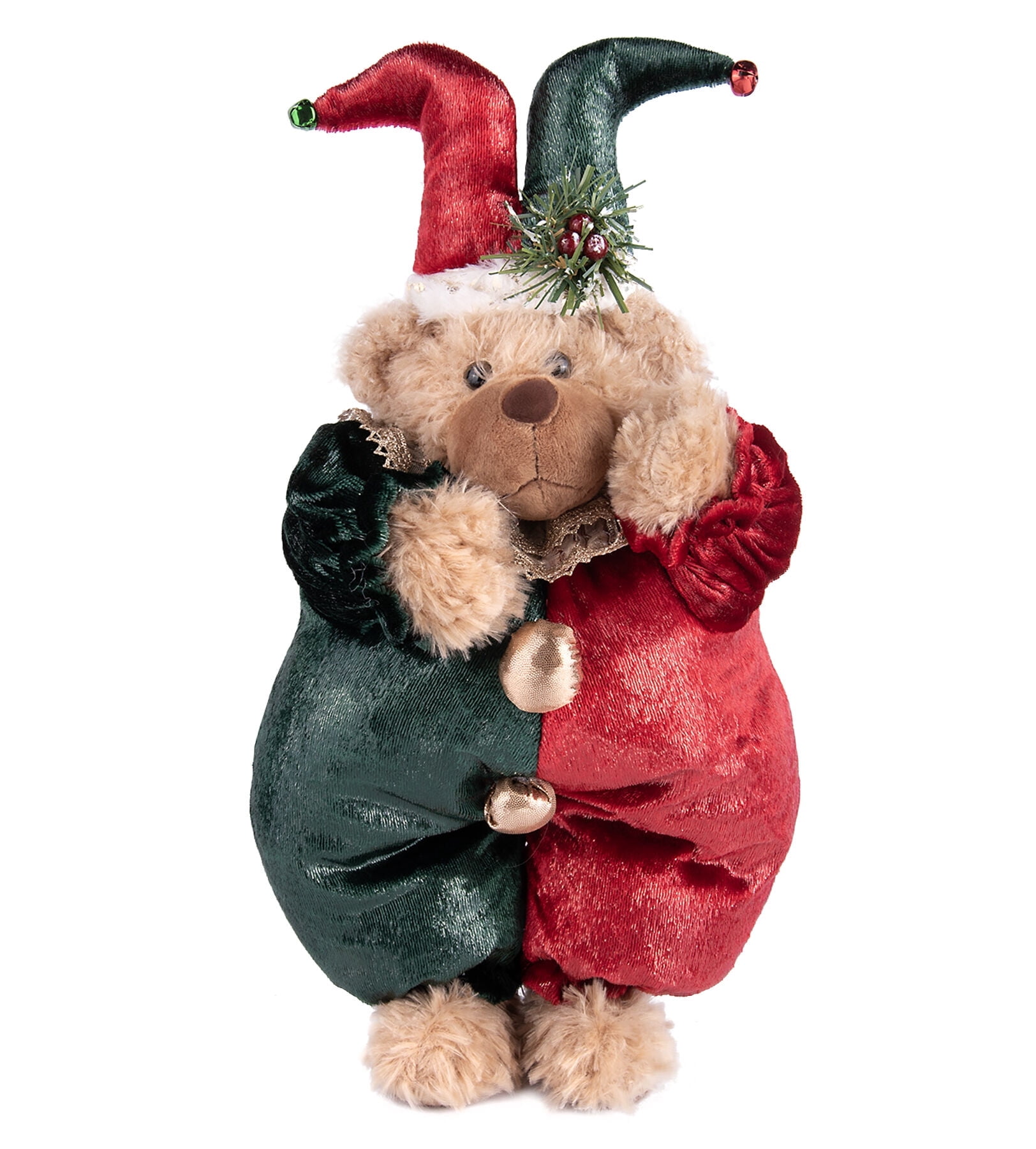 STP Goods Plush Bear in Clown Costume Collectible Doll 16" (40 cm) Bear ...