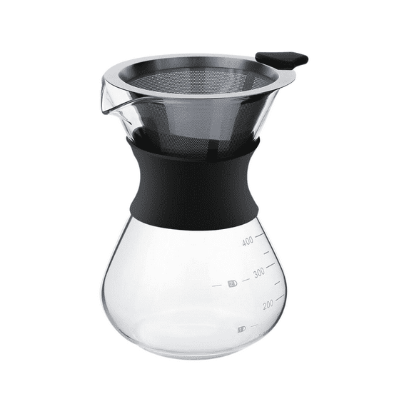 STP Goods Pour Over Coffee Maker w/ Stainless Steel Filter and Silicone ...