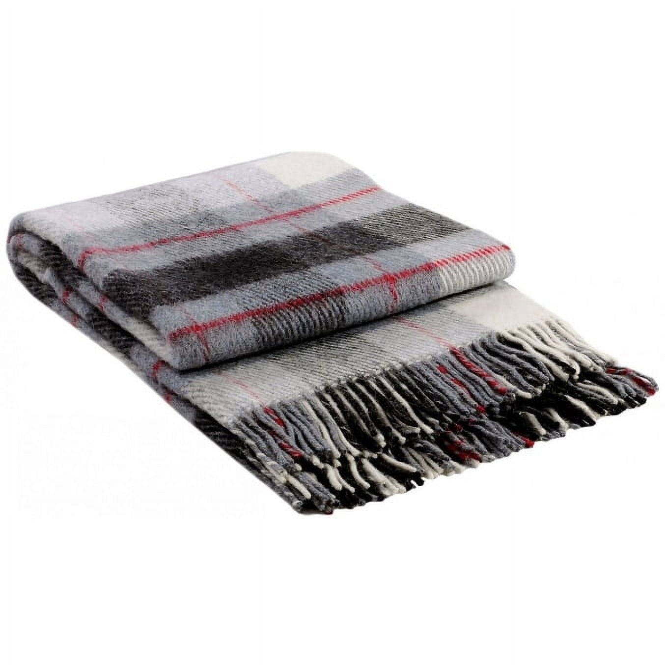 STP-Goods STP Goods - Elf Grey Tartan / Plaid New Zealand Lambswool ...