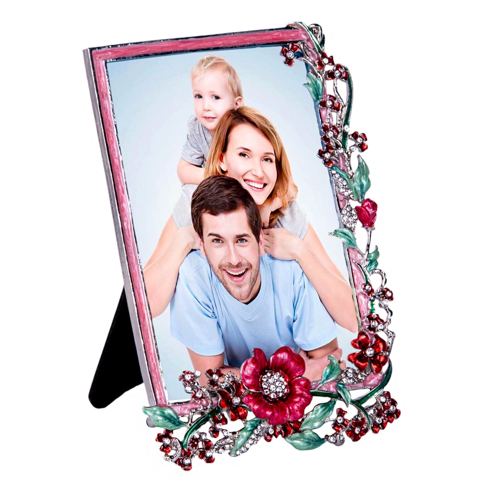 STP Goods Vintage Red Poppy Enamel Picture Frame 4x6" (10x15 cm ...