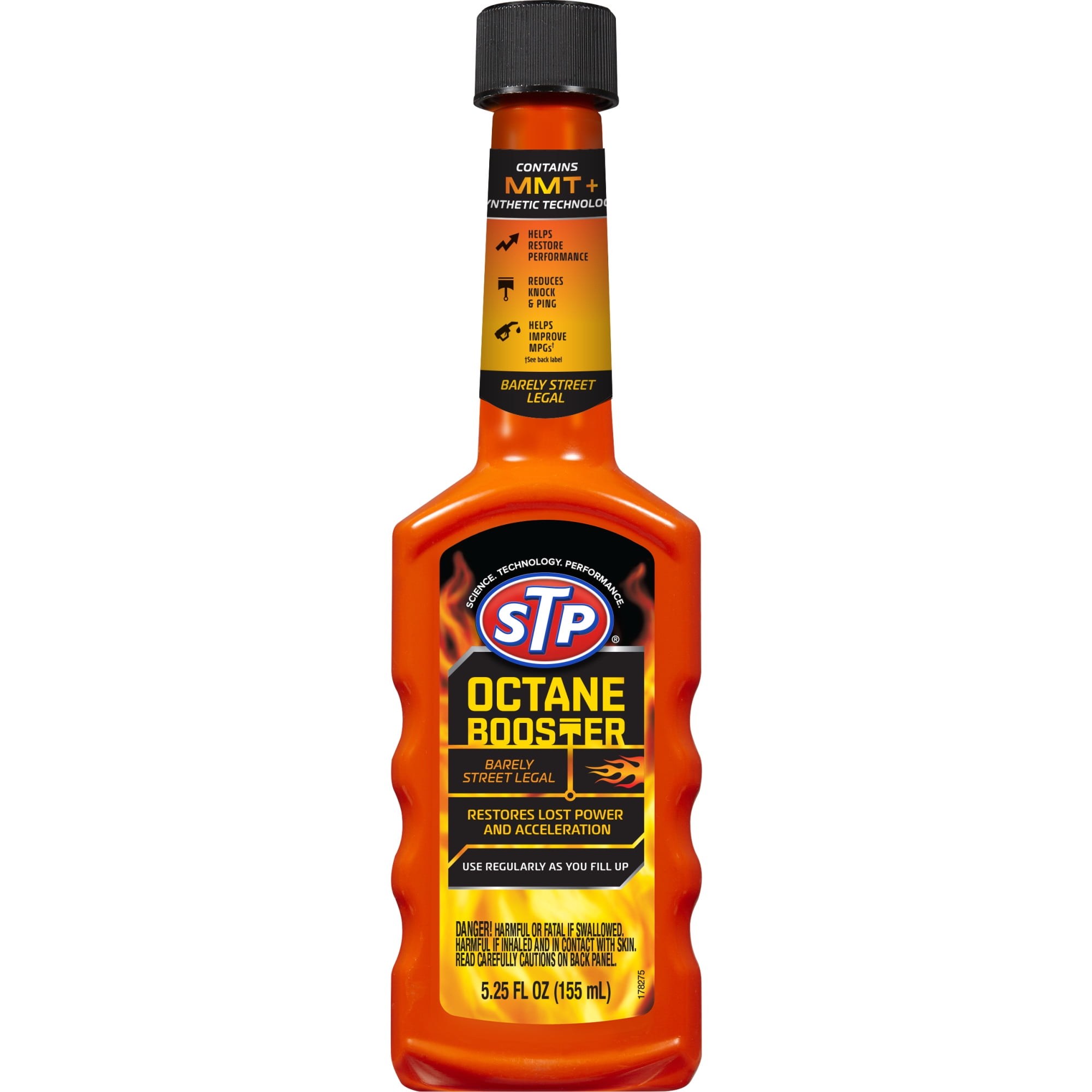 STP Octane Booster Fuel Additive for Gasoline Engines, 5.25 fl oz ...