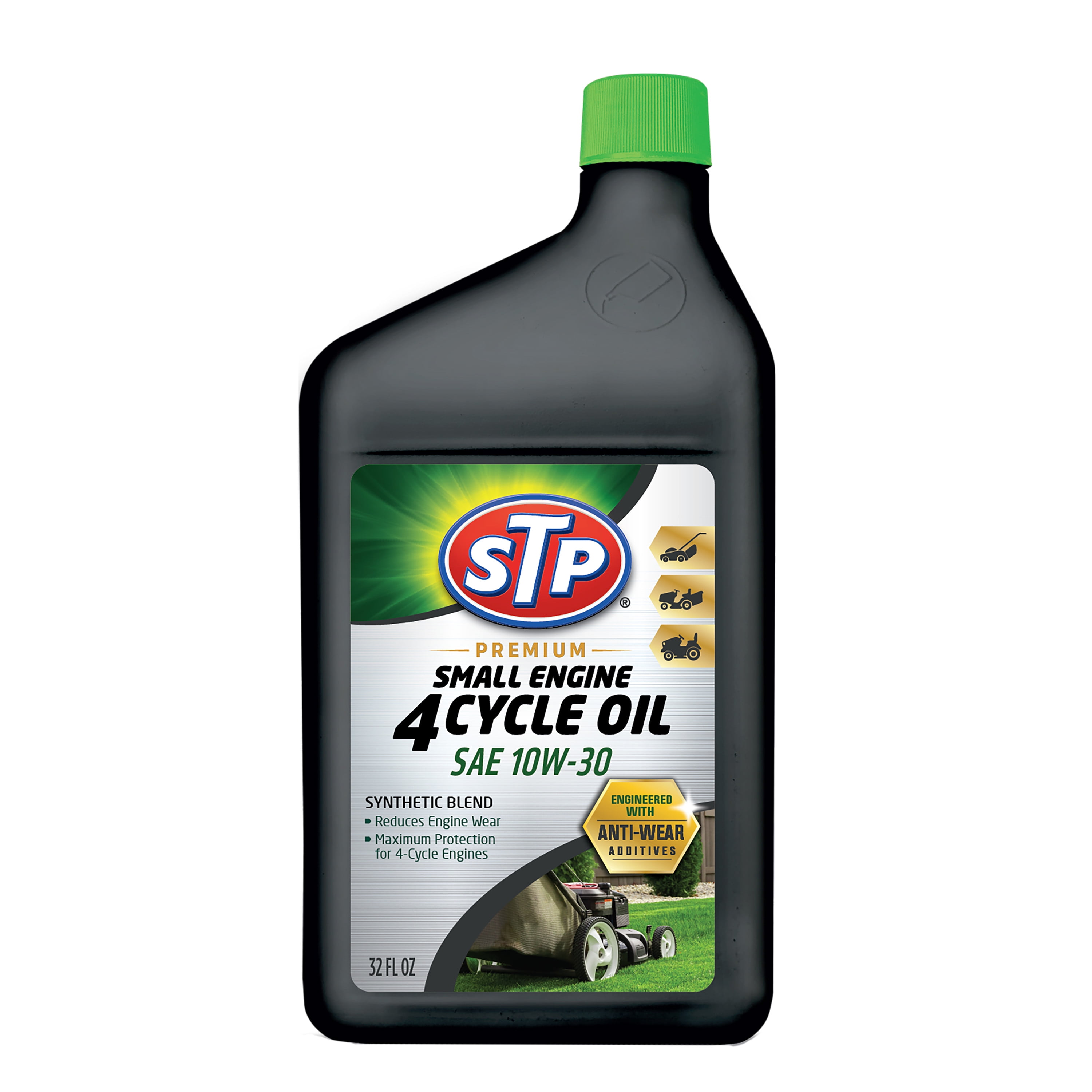 STP Premium Small Engine 4-Cycle Oil SAE 10W-30 (32 Fluid Ounces ...