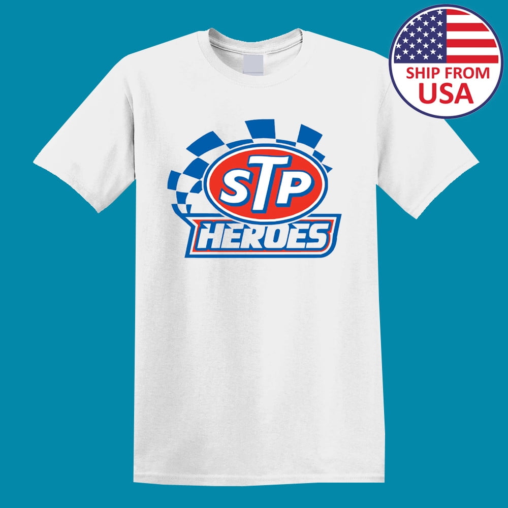 STP Racing Heroes Men's White T-shirt Size S to 5XL - Walmart.com