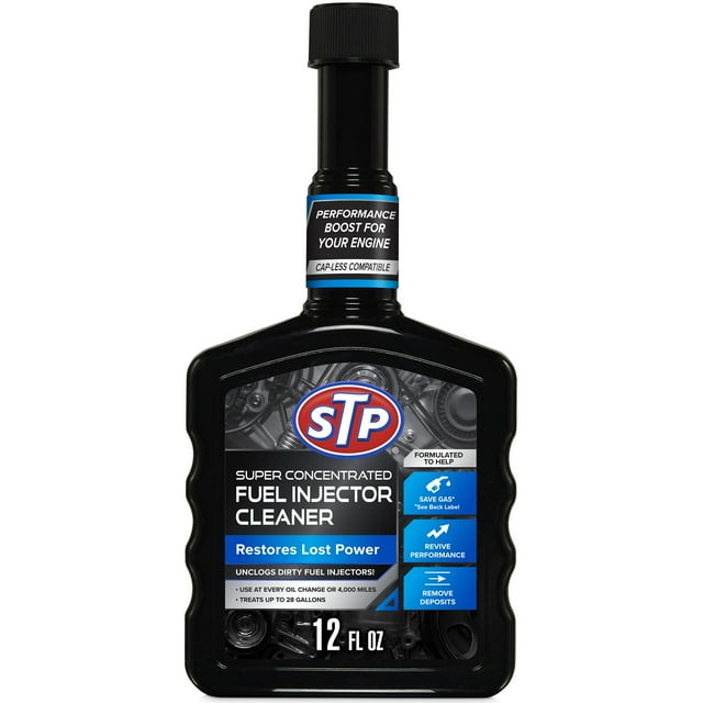 STP Super Concentrated Fuel Injector Cleaner - 12 FL OZ - Walmart.com