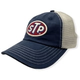 Checkered Flag Sports STP Men's Trucker Hat, Vintage Wash, Navy and ...