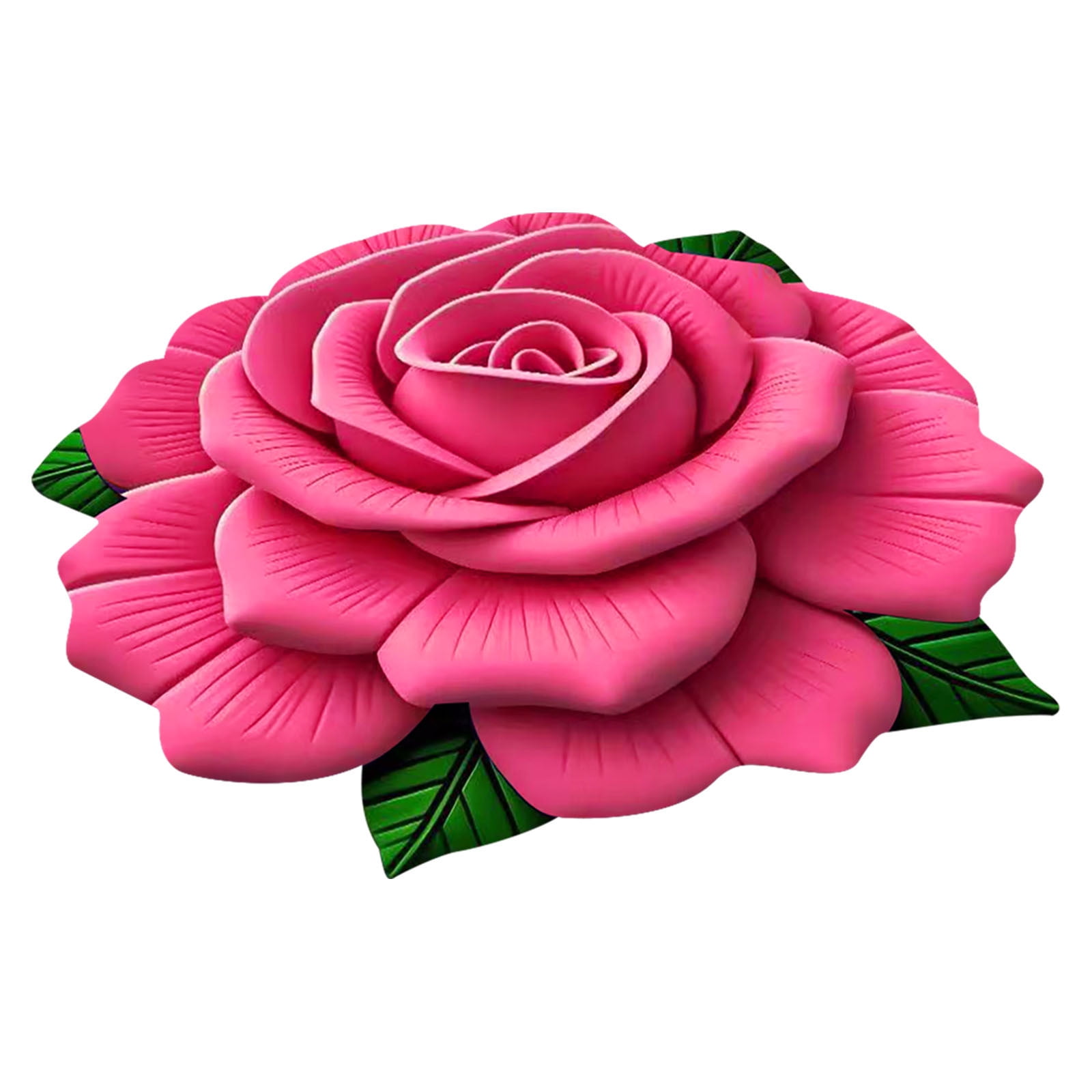 STPToys Front Door Mat,3D Flower Shaped Rug Soft Non-Slip Indoor Carpet ...