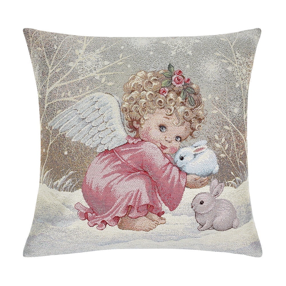 STPgoods Angel Tapestry Throw Pillow with Insert 18x18" (45x45 cm ...