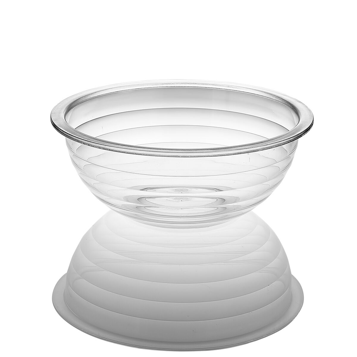 STPgoods Clear Acrylic Serving Bowl 1.6 Qt Plastic Fruit and Salad Bowl ...