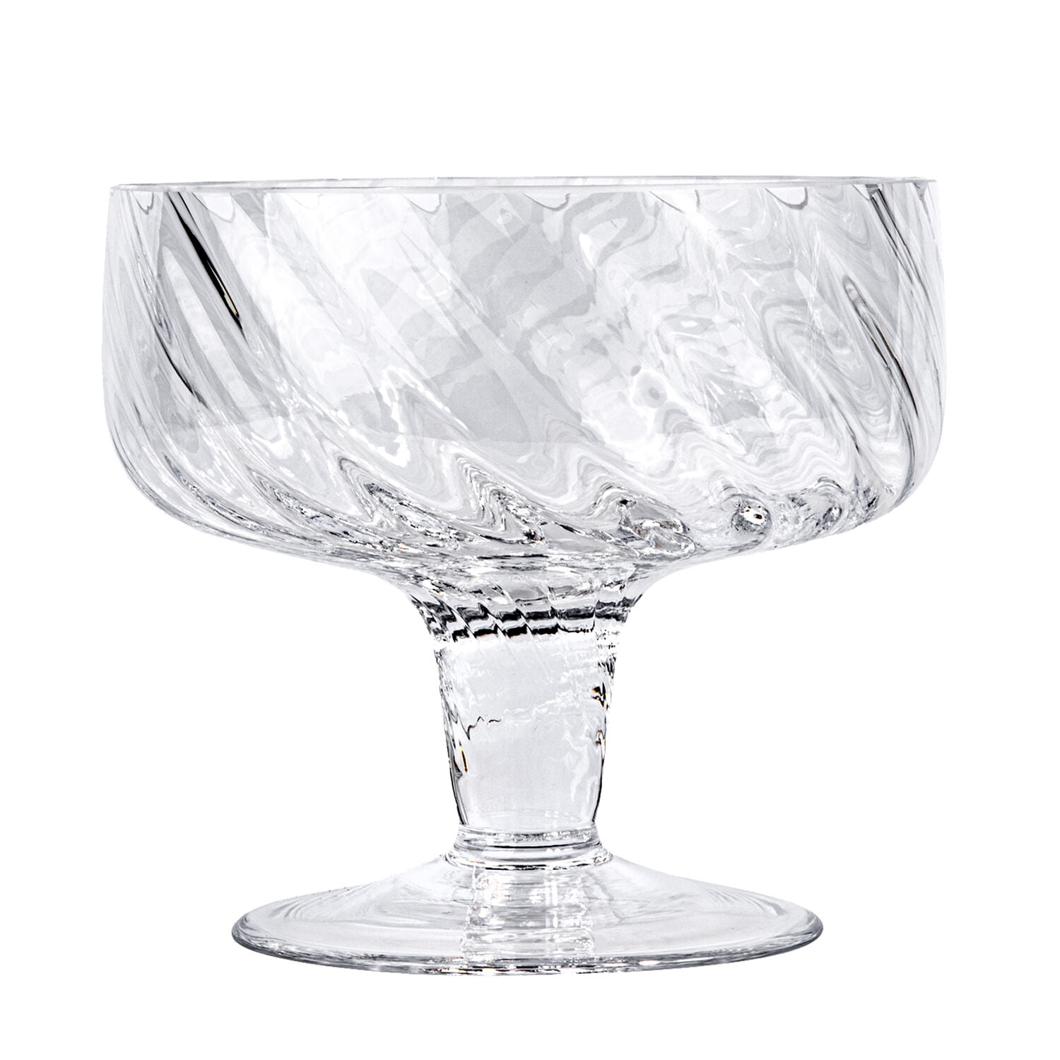 STPgoods Clear Glass Footed Dessert Bowl Glass Ice Cream Bowl Serving ...