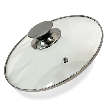 NOBRAND Universal 10 Inch Glass Lid for Pots Pans Skillets with Handle ...