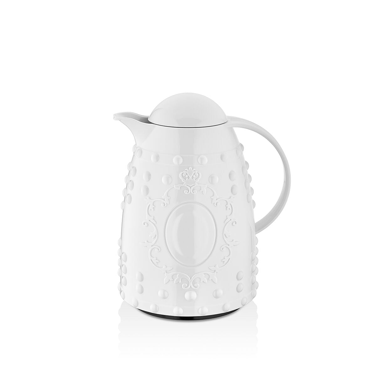 STPgoods White Acrylic Thermos 1.05 Qt Acrylic Insulated Thermal Carafe ...