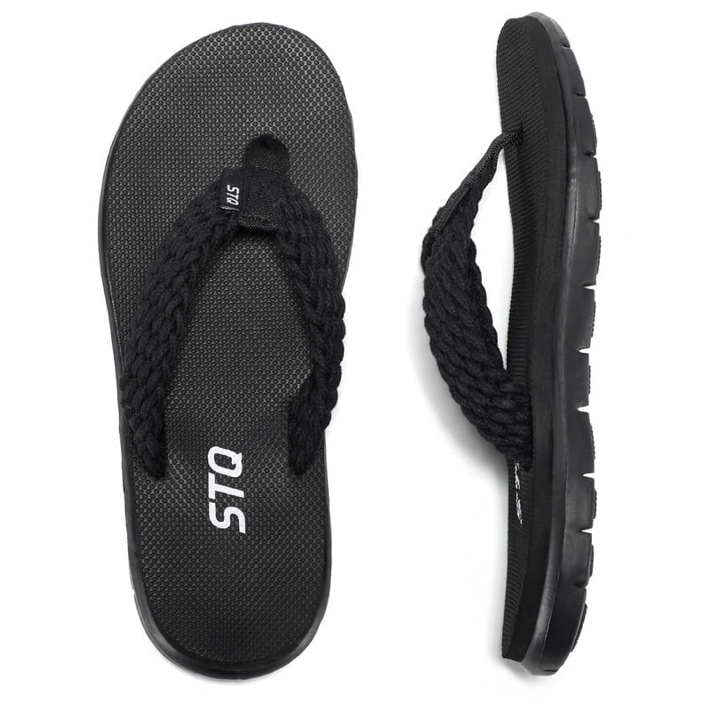 STQ Flip Flops for Women Quick Dry Yoga Mat Beach Sandals Comfortable ...