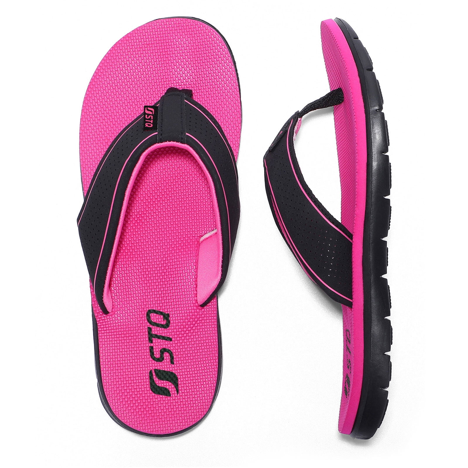 STQ Women‘s Flip-flop Non Slip Comfortable Yoga-Mat Thong Sandals for ...