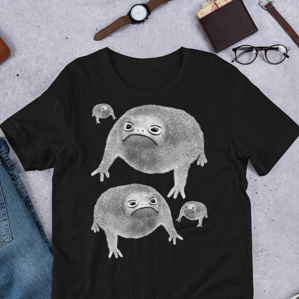 STRAIGHT CUT T-SHIRT Weird Frog Goblincore Cottagecore Birthday Gifts ...